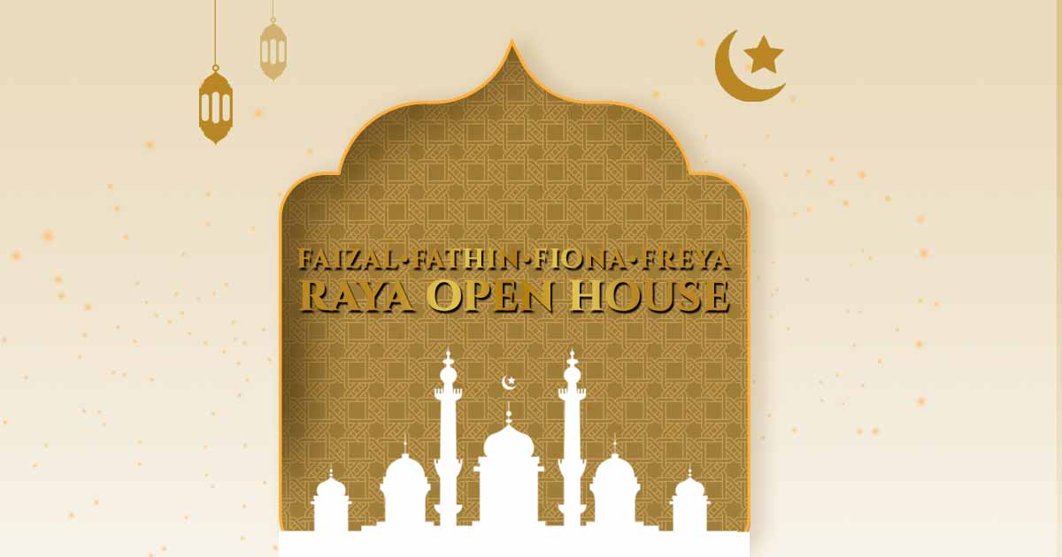 Invitation to Raya Open House 2025 | 19.04.25 - POVE.my - EKAD (ECARD ...